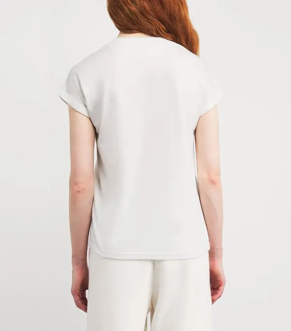 Eleventy Cotton Double Crew-neck T-shirt - Ivory