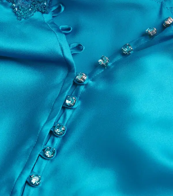 Rosamosario Silk Hope Maxi Nightdress