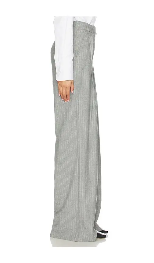 Remain Birger Christensen Wide Leg Pinstripe Suiting Trousers