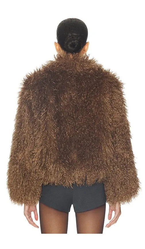 Astr The Label Kamrath Faux Fur Jacket