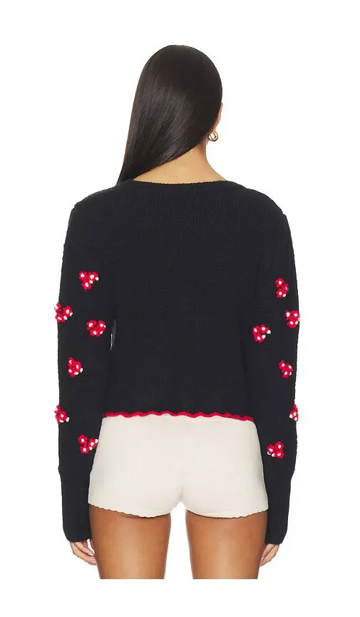 Free People Embroidered Button-front Cardigan