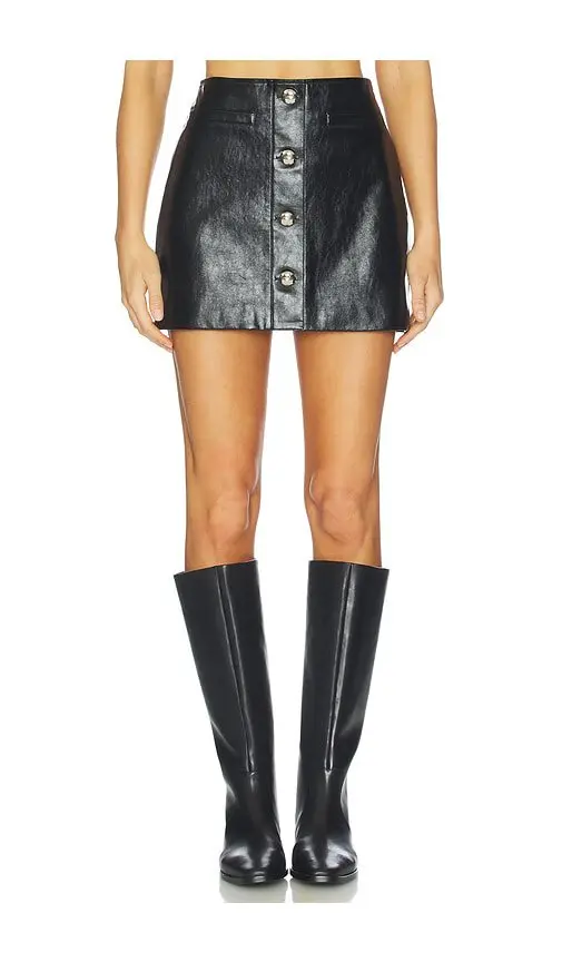 MAUDE CLUB Joplin Skirt - Black