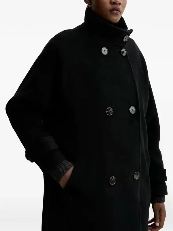 SESSUN Wool Blend Double-breasted Coat