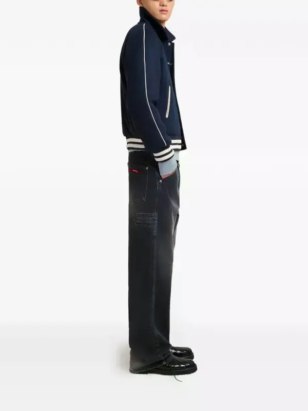 Marni Embroidered Wool Bomber Jacket