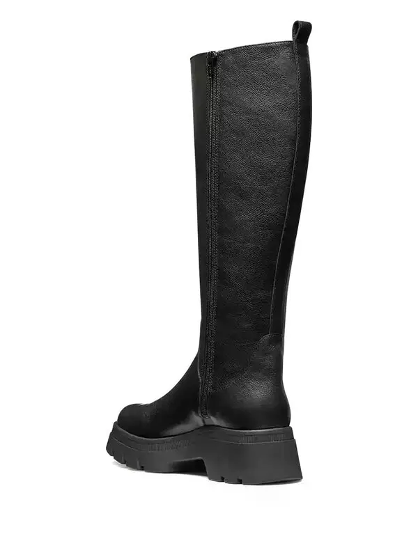 Geox Knee-high Platform Boots With Zip Fastening