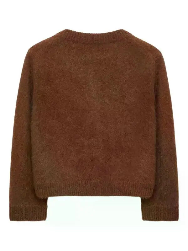 Dorothee Schumacher Fluffy Statements Pocket Button Cardigan