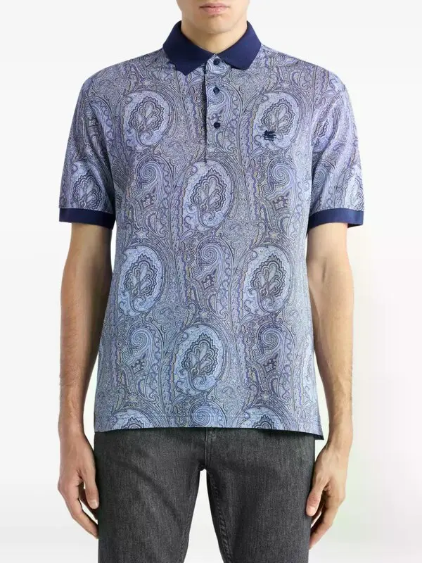 Etro Piqué Polo Shirt