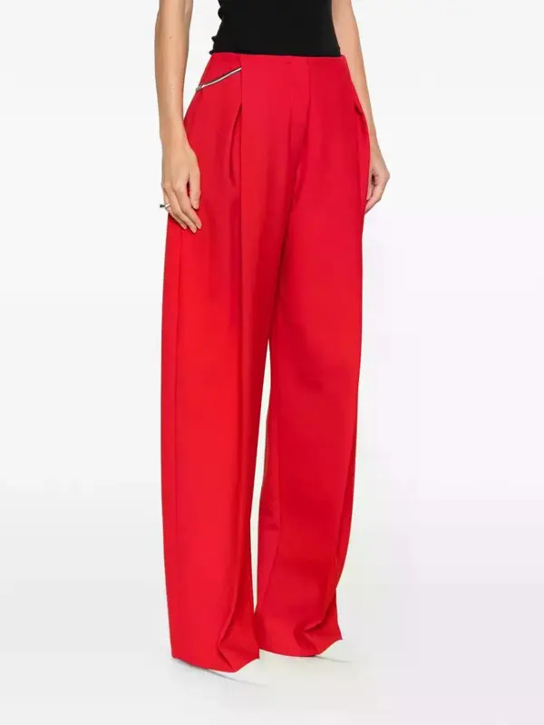 Sportmax Pleated Front Wide Leg Trousers
