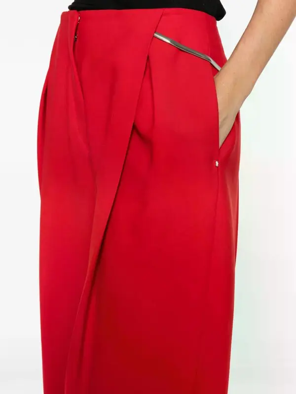Sportmax Pleated Front Wide Leg Trousers