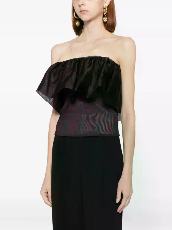 Cynthia Rowley Off-shoulder Ruffled Top