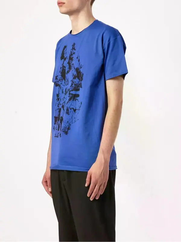 LECLAIREUR Abstract Print T-shirt - Blue