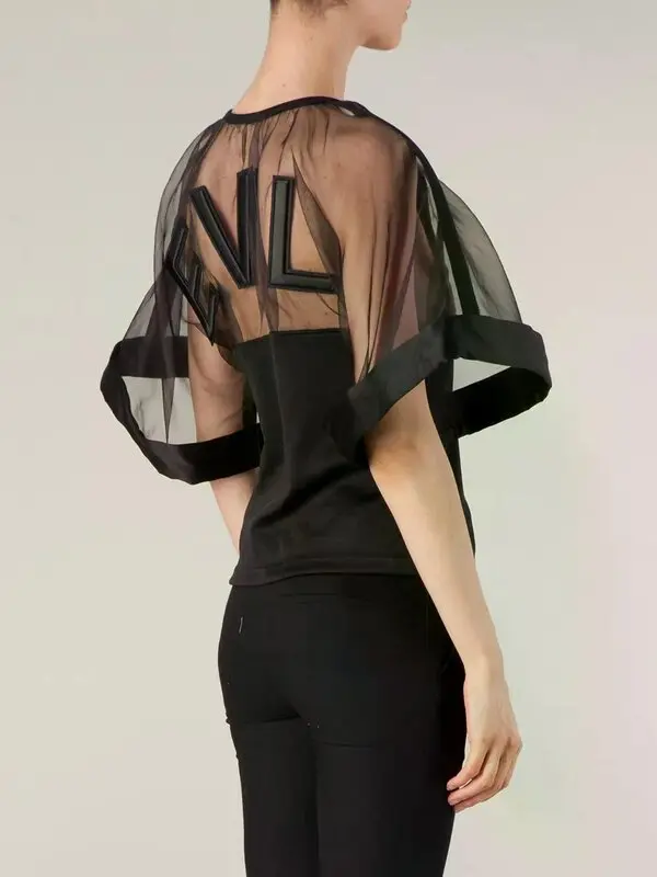 Undercover Live' Sheer Sleeve Top