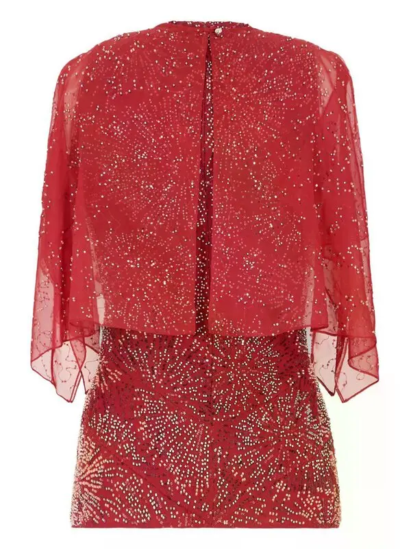 Rabanne Embellished Cape Top