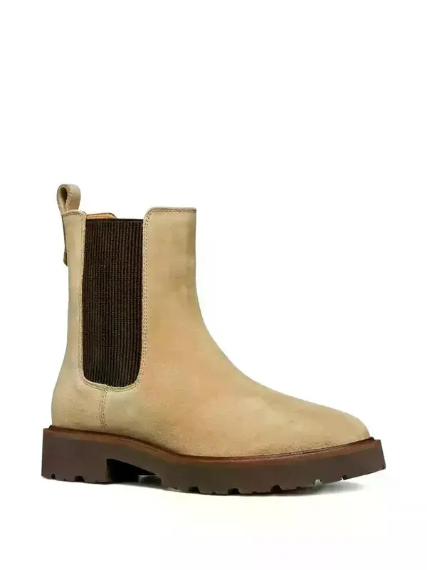 Geox 40mm Lug Sole Pull-on Boots - Neutrals