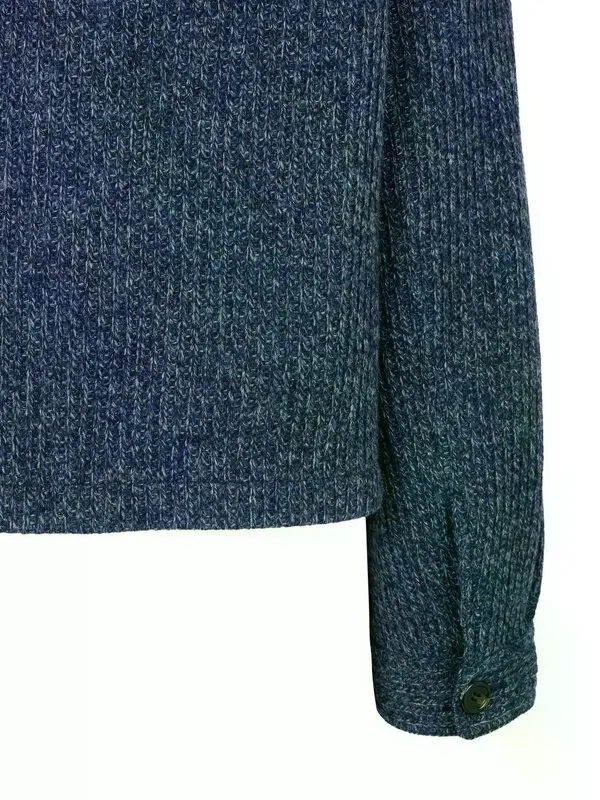 STUDIO TOMBOY Corduroy Collar Jacket - Blue