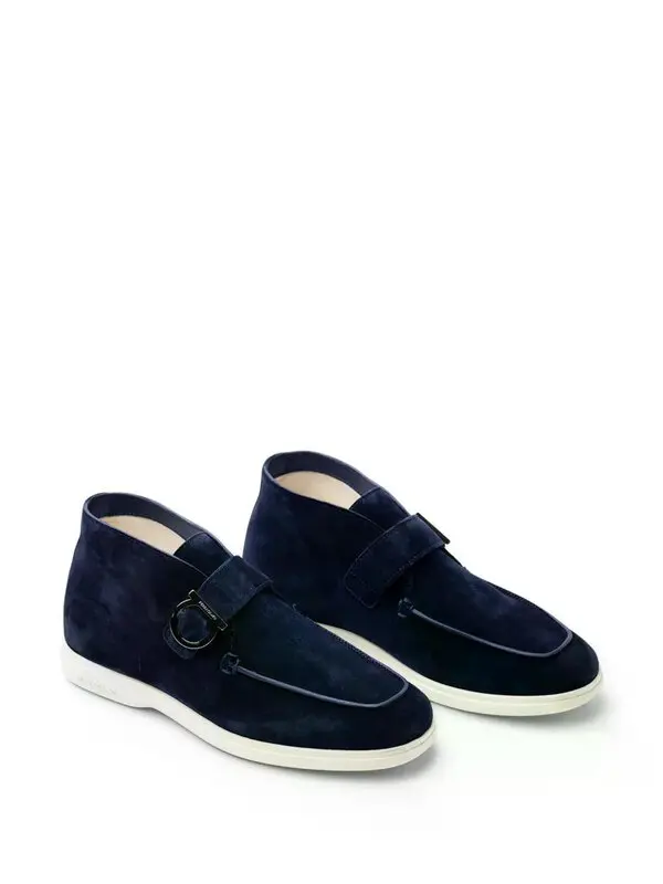 FERRAGAMO Suede Desert Boots - Blue
