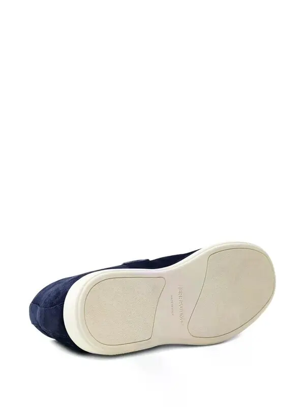 FERRAGAMO Suede Desert Boots - Blue