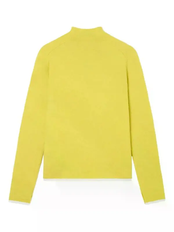 Sunnei Half-zip Long-sleeve Top - Yellow
