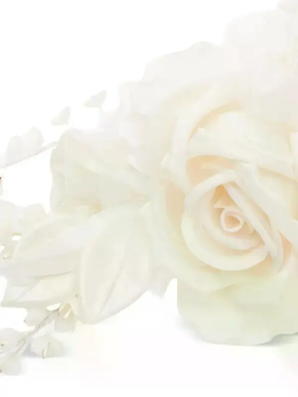 MAISON MICHEL Floral Embellished Headband