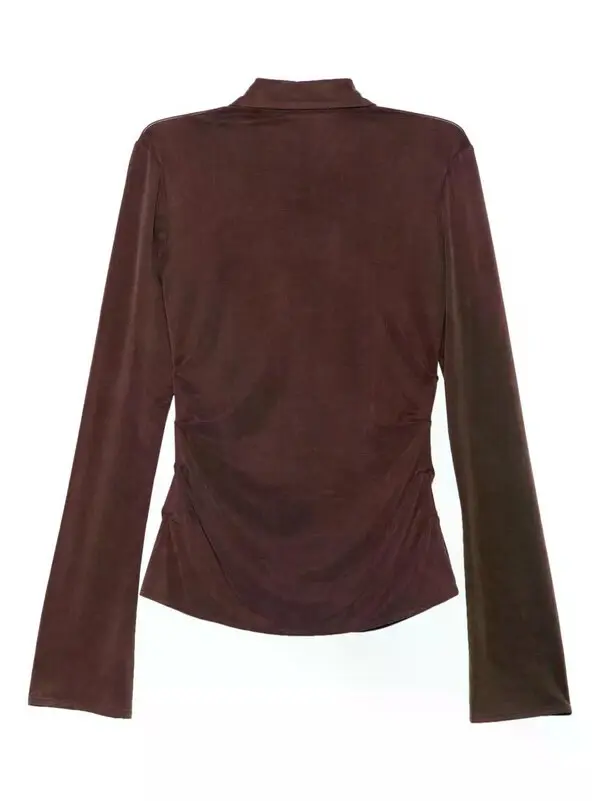 AVAVAV Simone Gathered Shirt - Brown
