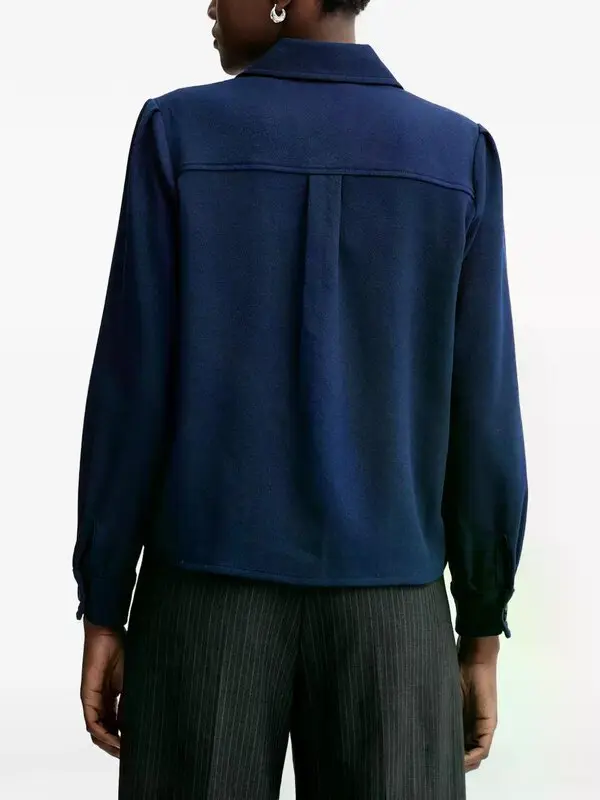 SESSUN Long Sleeve Shirt With Patch Pockets