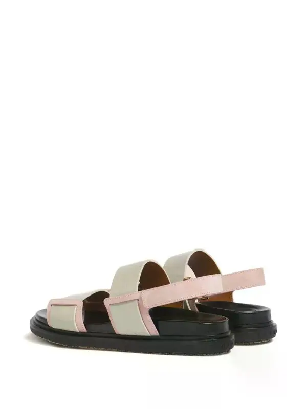 Marni Fussbett Double-strap Sandals - Neutrals