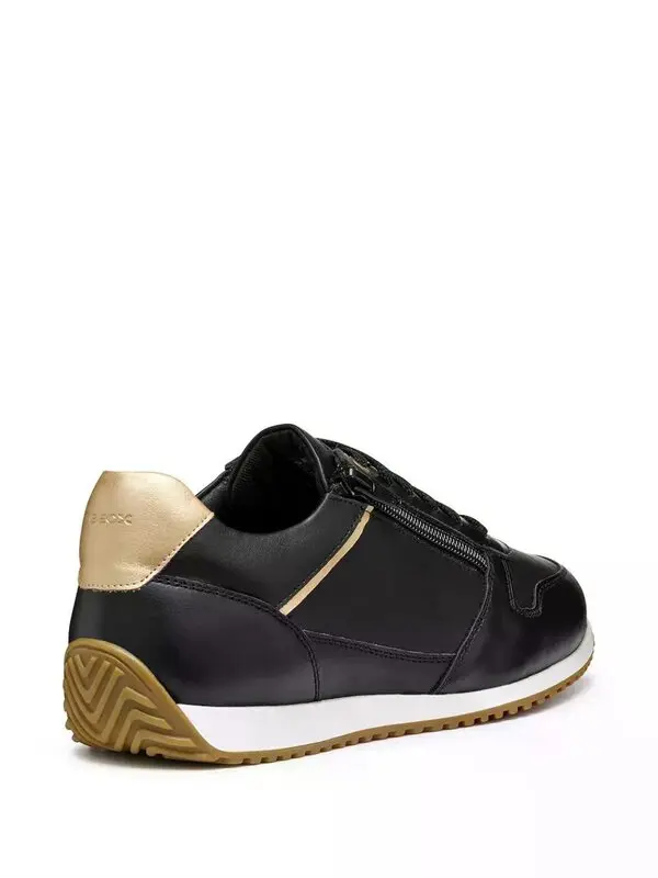 Geox Zip-fastening Round Toe Sneakers