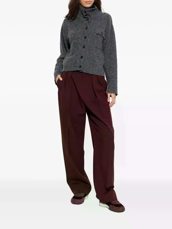 SAMSOE SAMSOE Salois Button-fastening High Neck Cardigan