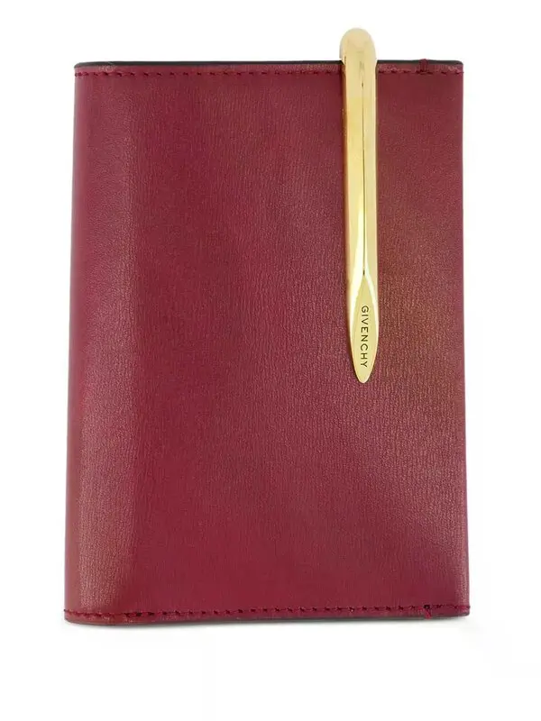 Givenchy Pinch Leather Wallet - Red