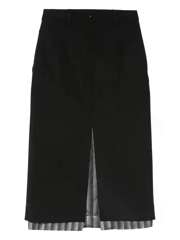 Antonio Marras Midi Skirt With Stripe Detail