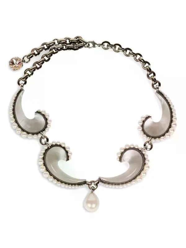 Etro Paisley Embellished Necklace