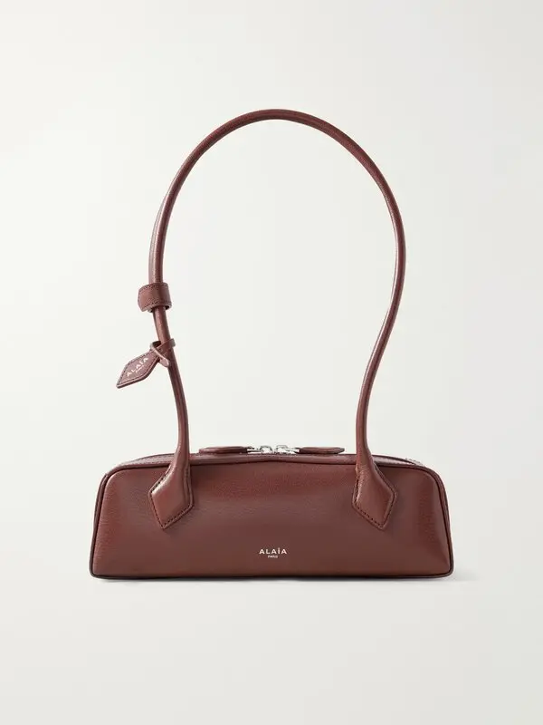 Alaïa Le Teckel Small Leather Shoulder Bag - Brown