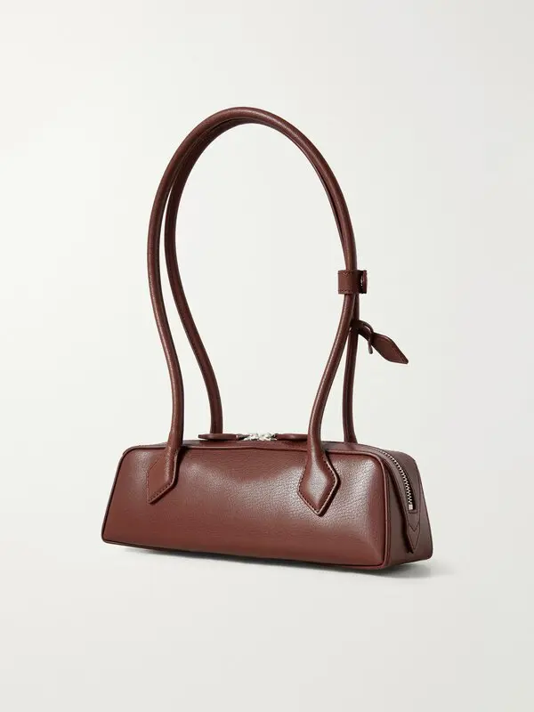 Alaïa Le Teckel Small Leather Shoulder Bag - Brown