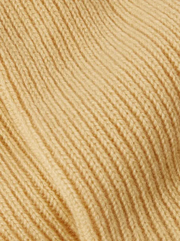 Guest In Residence Two-tone Ribbed Cashmere Socks