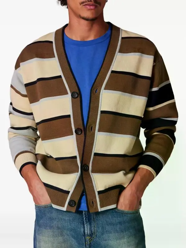 Paul Smith Striped V-neck Cardigan