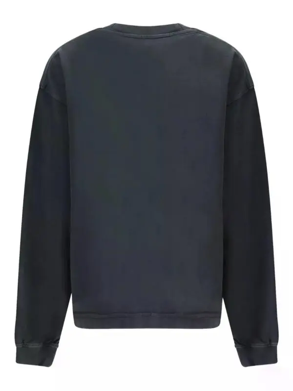 Alexander Wang Reflective Halo Oversized Long Sleeve T-shirt