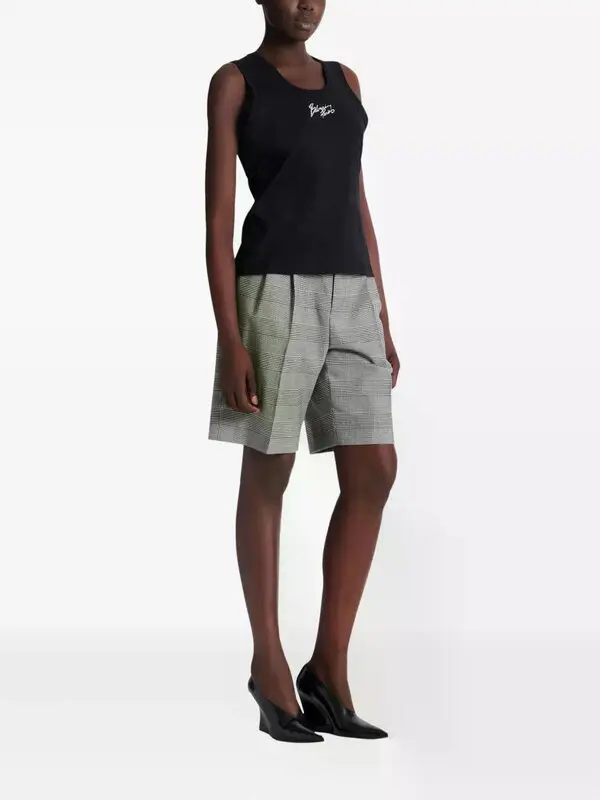 Balmain Logo Print Tank Top