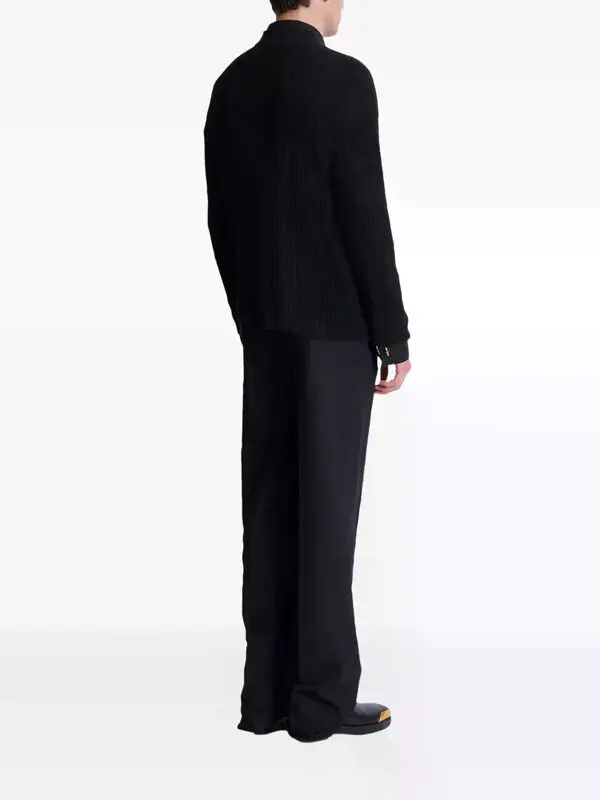 Balmain V-neck Embroidered Cardigan