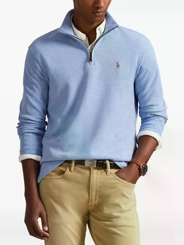 Polo Ralph Lauren Half-zip Sweatshirt - Blue