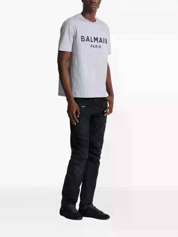 Balmain Printed Cotton T-shirt