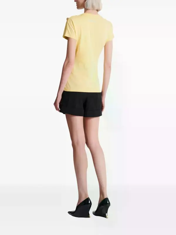 Balmain Draped Detail T-shirt