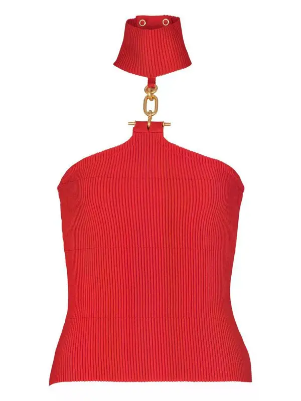 Balmain Embellished Knit Top