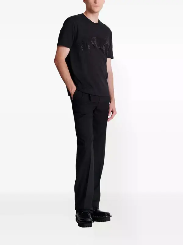 Balmain Crystal-embellishment T-shirt