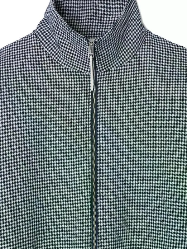 Sunnei Gingham Check Zip-up Jacket