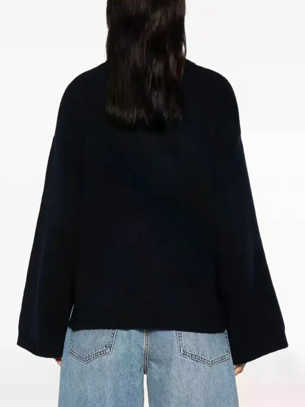 Soft Goat Chunky Cashmere Crew-neck Sweater