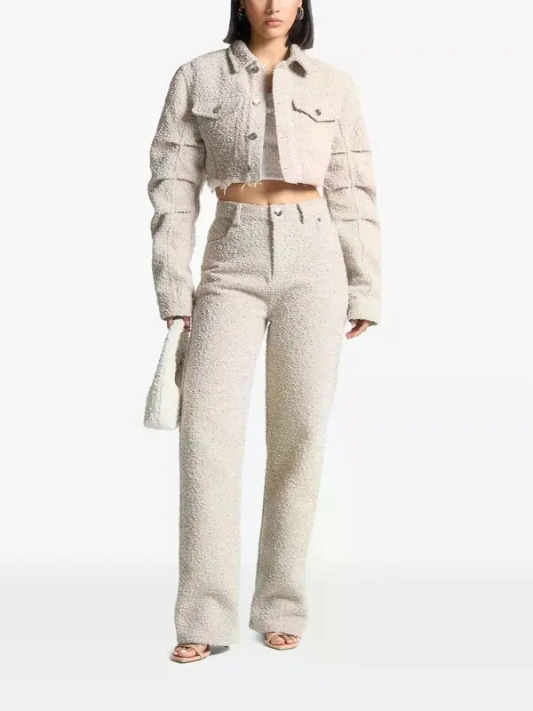Manière De Voir Maniere De Voir Sara Bouclé Straight-leg Jeans