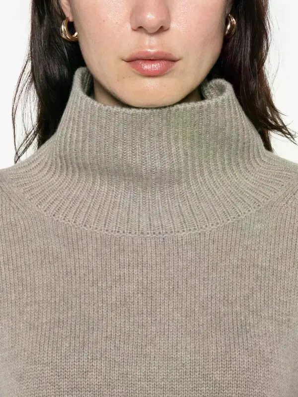 Soft Goat Cashmere Turtleneck Sweater