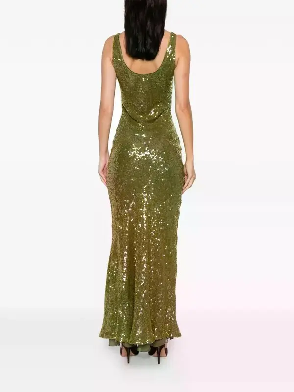 Galvan Sequined Maxi Gown