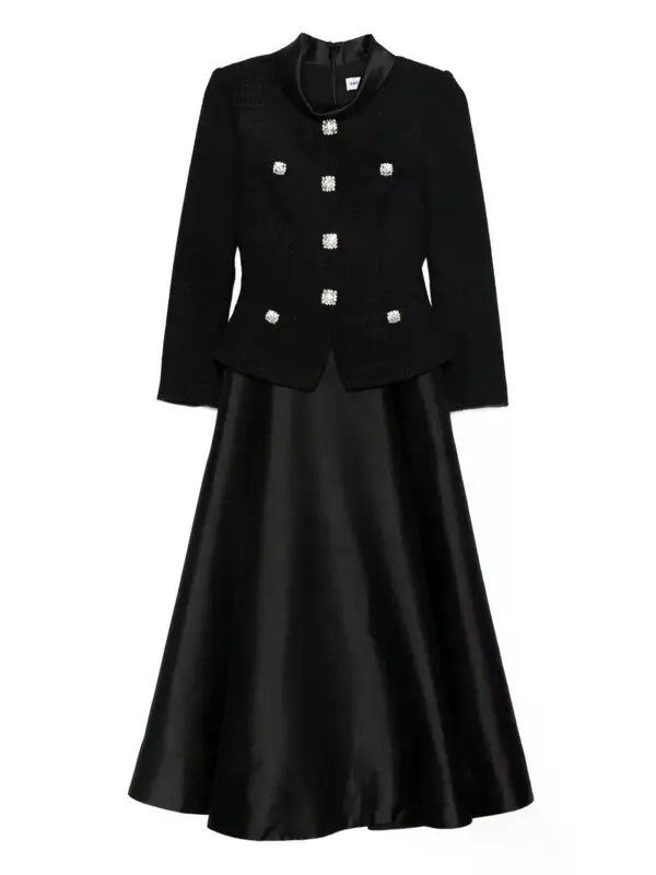 SELF-PORTRAIT Embellished Midi Dress