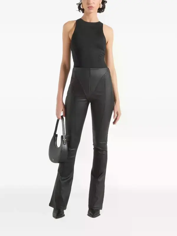 Manière De Voir Wax-effect Leggings